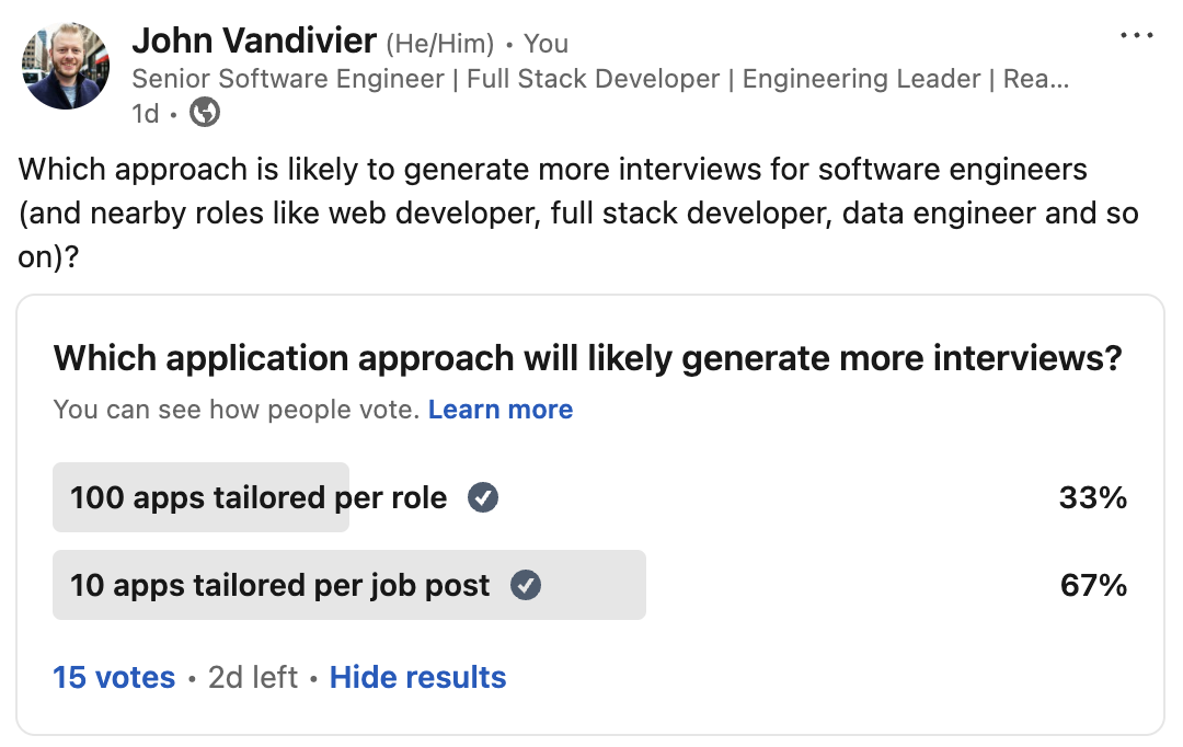15. On Cover Letters and Resume Tailoring